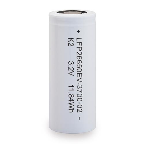 Accus Lithium Fer Phosphate K2 ENERGY IFR26650 LiFePO4 3.2V 3.7Ah ...