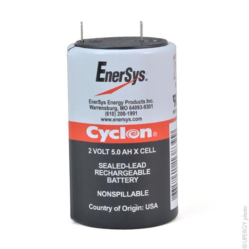 Batterie cyclon Enersys 0800-0004 (X cell) 2V 5Ah F4.8 - Batterie au ...