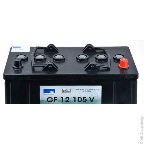 Batterie traction SONNENSCHEIN GF-V GF12105V 12V 120Ah Auto - Batterie ...