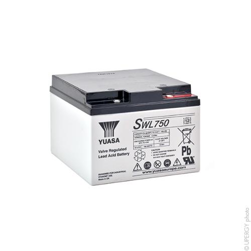 Batterie onduleur (UPS) YUASA SWL750 12V 25Ah M5-F - Batterie au plomb ...