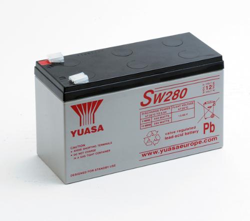 Batterie onduleur (UPS) YUASA SW280 12V 7.6Ah F6.35 - Batterie au plomb ...