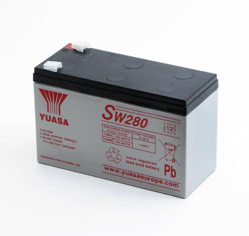 Batterie onduleur (UPS) YUASA SW280 12V 7.6Ah F6.35 - Batterie au plomb ...