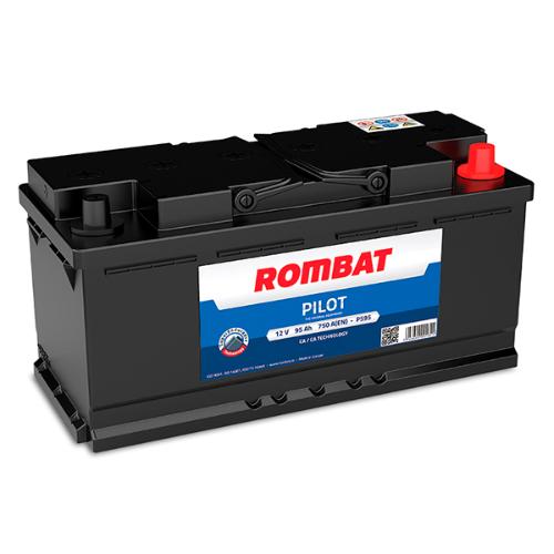 Batterie voiture Rombat Pilot P595 12V 95Ah 750A - Batterie de véhicule ...