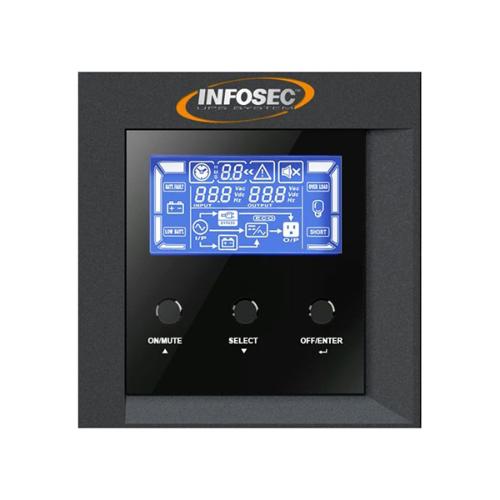 Onduleur Infosec E4 LCD PRO (2000VA / 1800W) - Prise IEC | AllBatteries