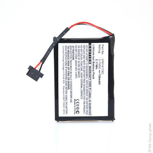 Batterie GPS 3.7V 750mAh - Batterie électronique | AllBatteries