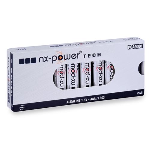 Pile alcaline LR03 - AAA Nx-Power Tech 1.5V 1.46Ah - Batterie alcaline ...