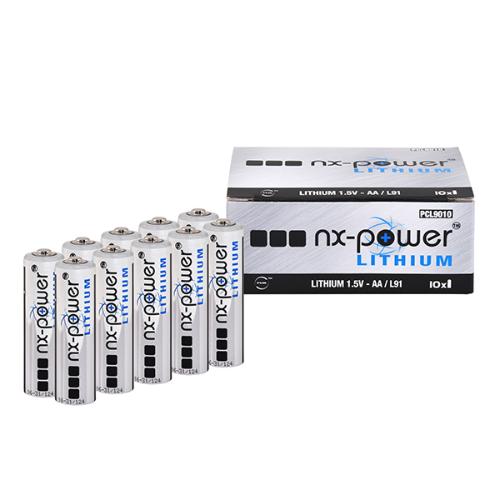 Pile lithium AA - L91 Nx-Power Lithium 1.5V 2800mAh - Pile télécommande ...