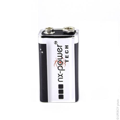 Pile alcaline blister x1 6LR61 Nx-Power Tech 9V 680mAh - Pile ...